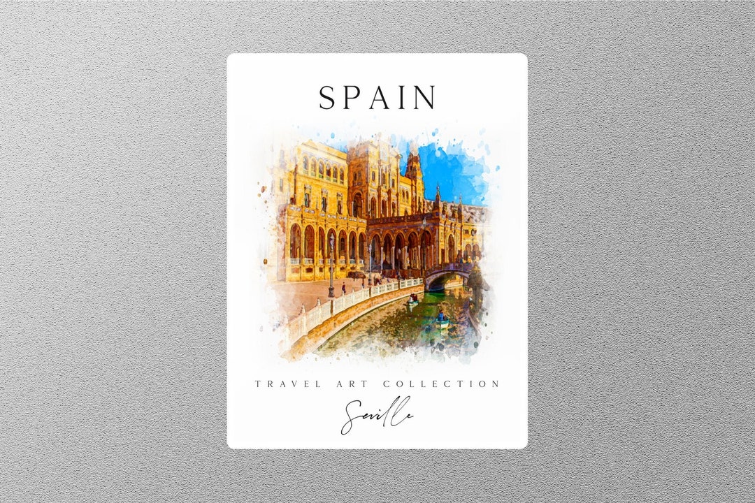Spain Travel Sticker - Etsy
