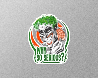 Why so Serious Decal, Sticker Decals, SVG, PNG, JPG - Etsy