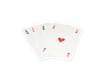 Aces Cards Sticker - Etsy