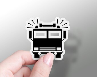 New my Other Ride is a Fire Truck FIREMAN DECAL Bumper Sticker, Oval ...