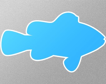 Dead Fish Weather Resistant water Bottle Decal vinyl Sticker laptop ...