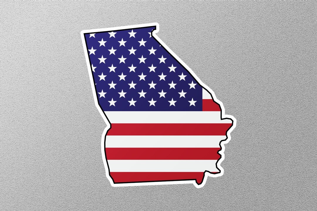 Georgia 1 State Sticker - Etsy