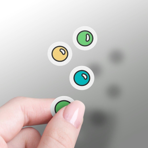 Button Sticker - Etsy