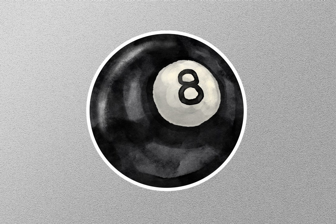 8 Ball Sticker - Etsy