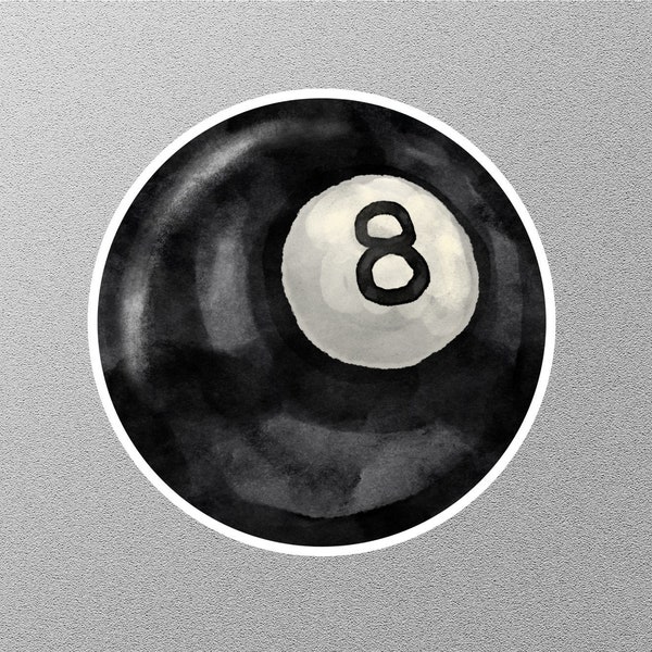 8 Ball Decal - Etsy