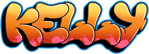 Custom Graffiti STICKERS Bubble Style - Etsy