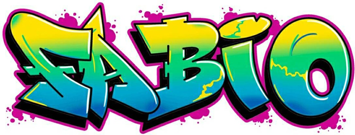 Fabio Graffiti Decal Sticker | Etsy