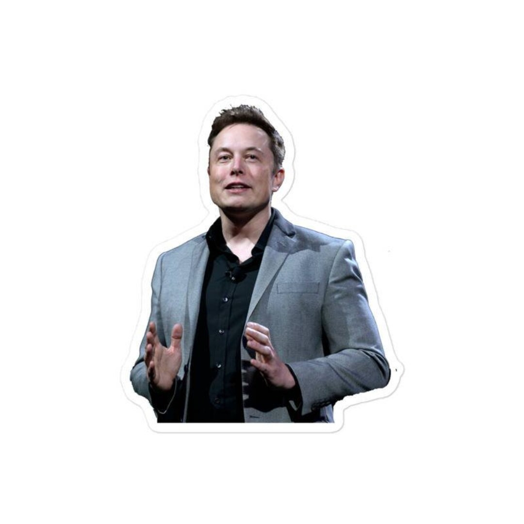 Elon Musk Sticker - Etsy