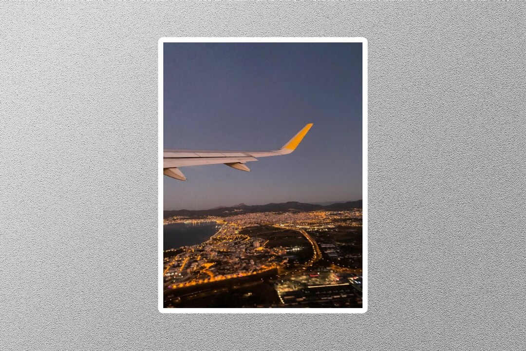 View Island Majorca From Plane Travel Sticker - Etsy