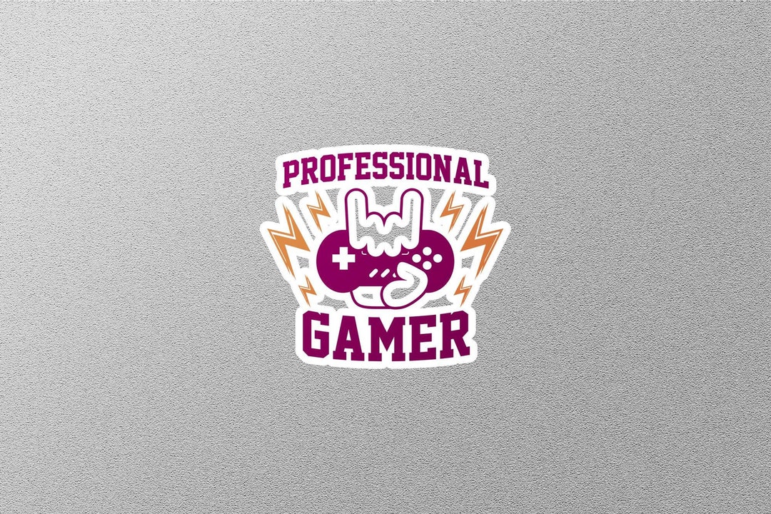 Professional Gamer Sticker - Etsy