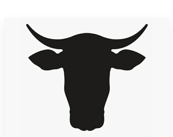 Cattle Head Sticker - Etsy