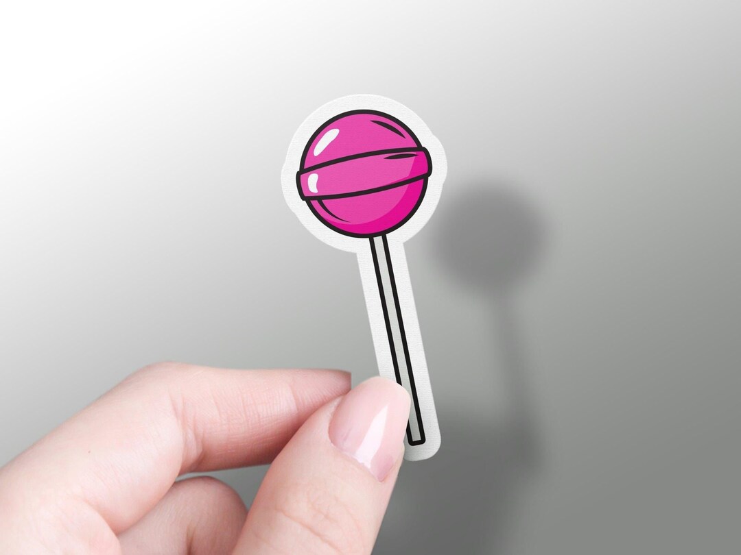 Red Lolipop Sticker - Etsy