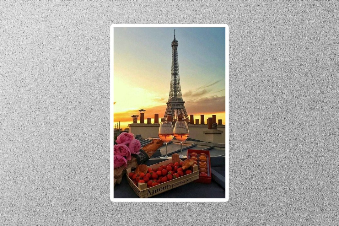Eiffel Tower Paris Travel Sticker - Etsy