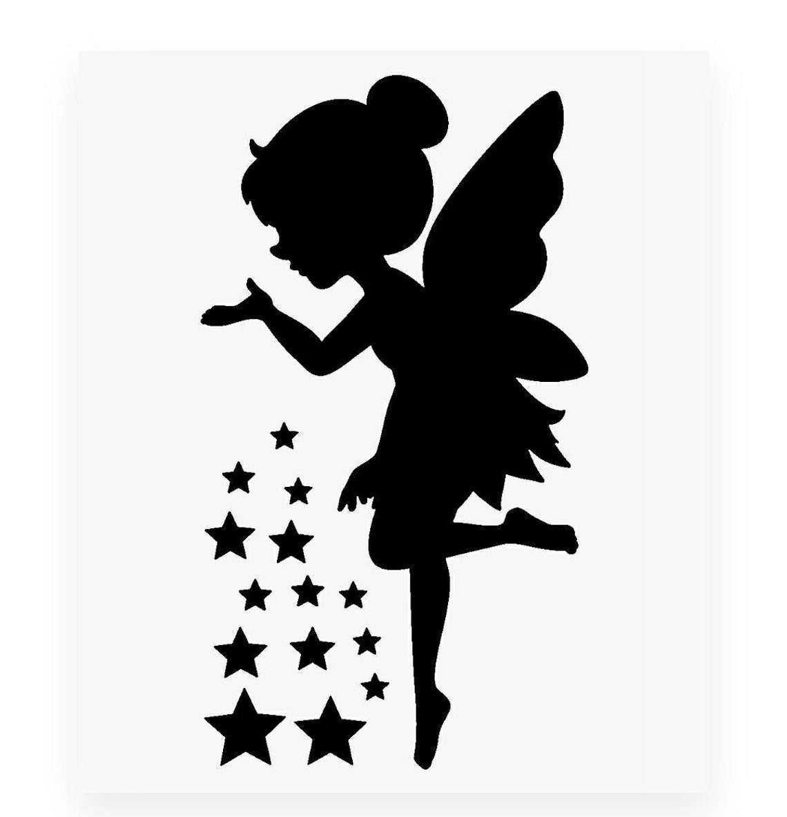 Fairy Stardust Vinyl Decal Sticker Black - Etsy