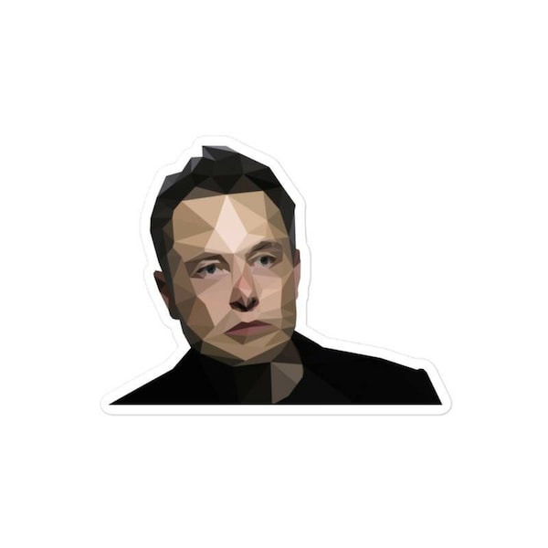 Elon Musk Sticker - Etsy