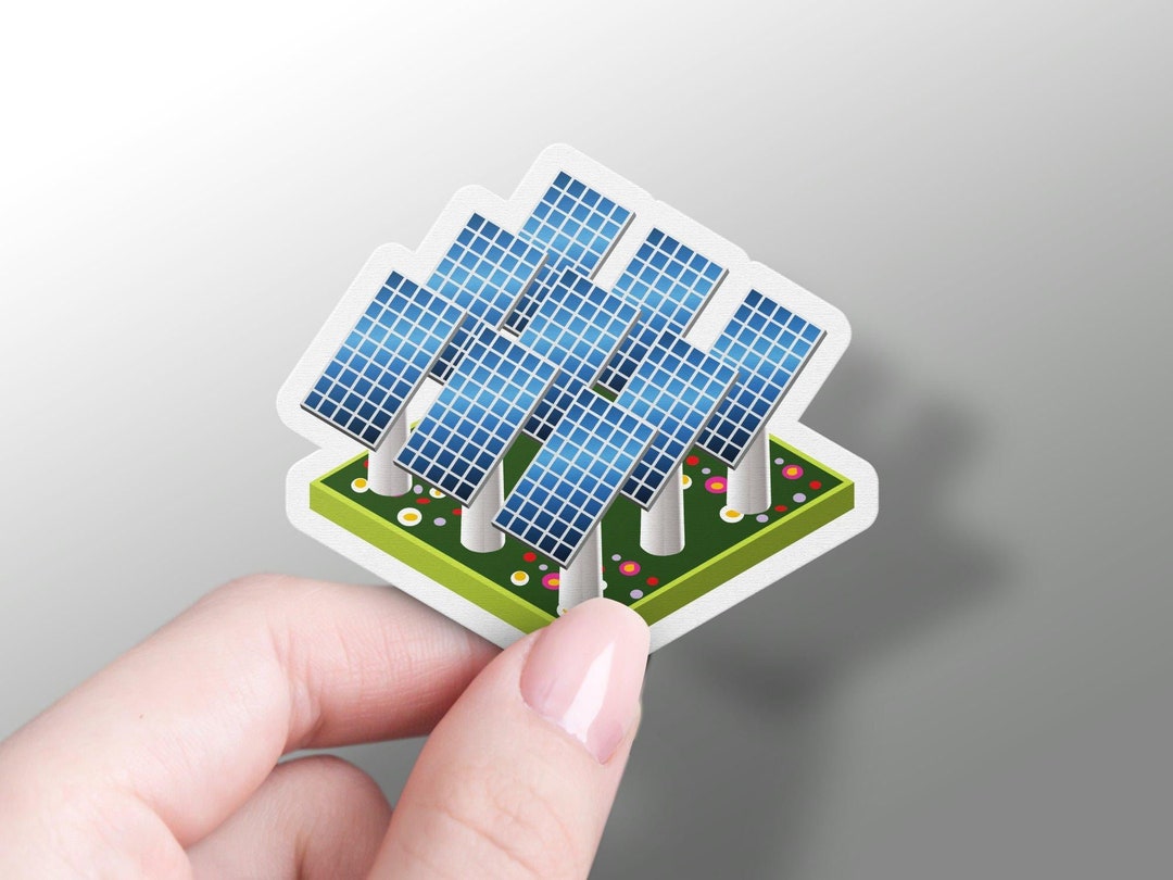Solar Panel Sticker - Etsy