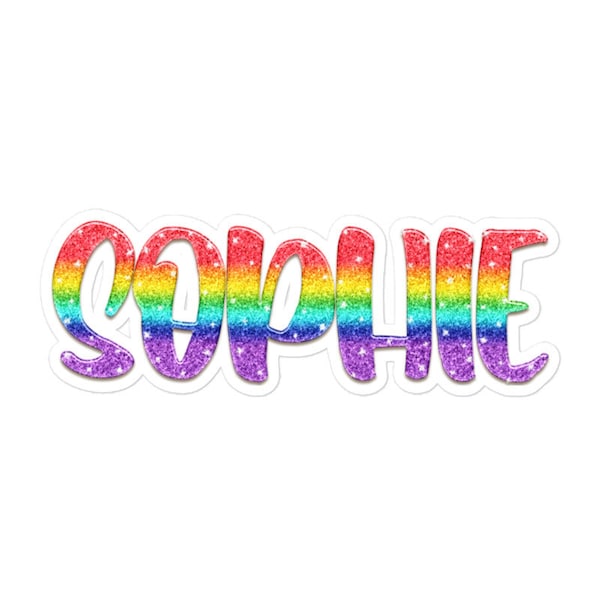 Rainbow Letters - Etsy