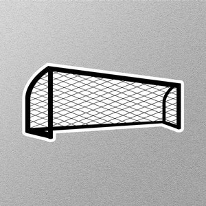 Soccer Football Goal Sticker - Etsy