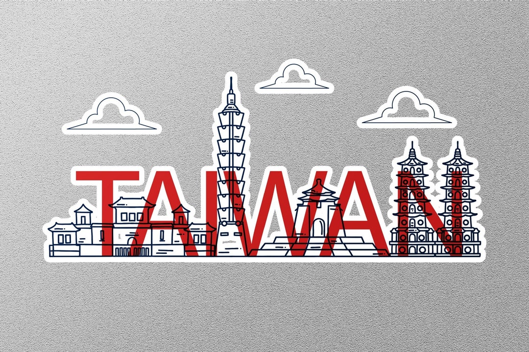 Taiwan Travel Sticker - Etsy