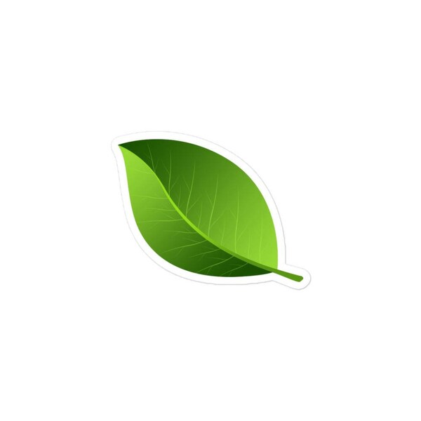 Green Leaf Stickers - Etsy