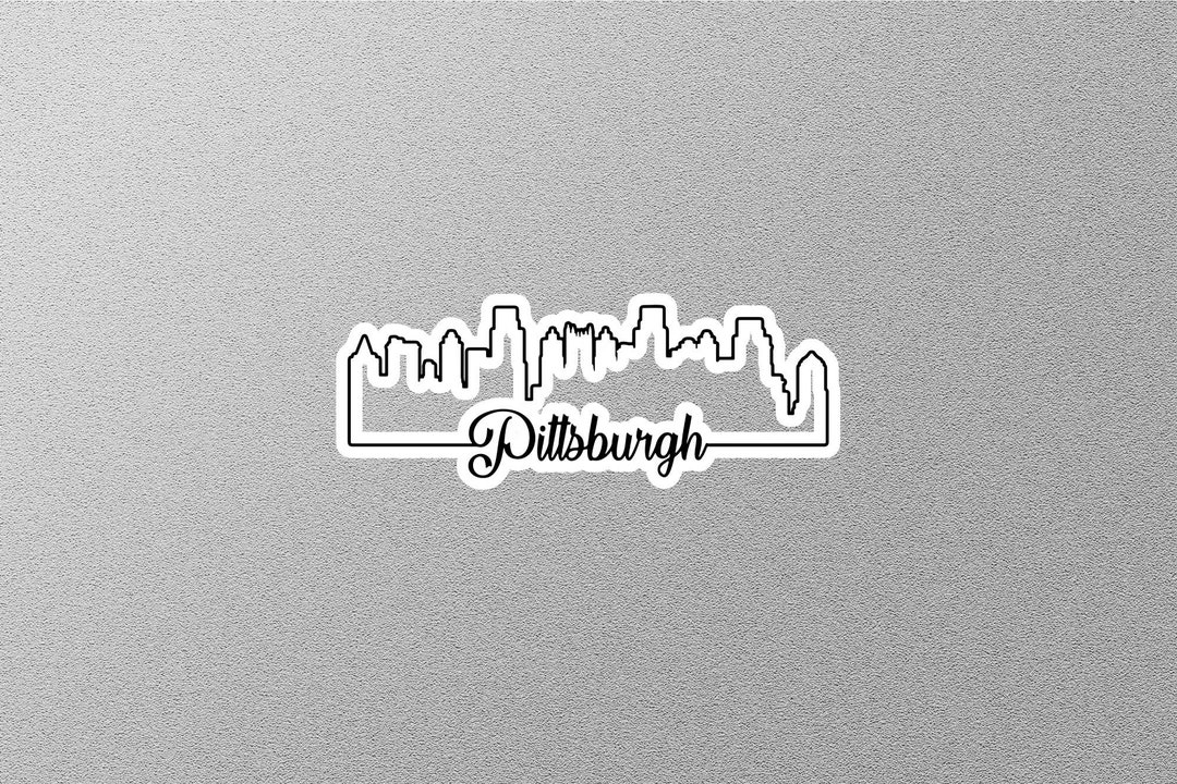 Pittsburgh Skyline Sticker - Etsy