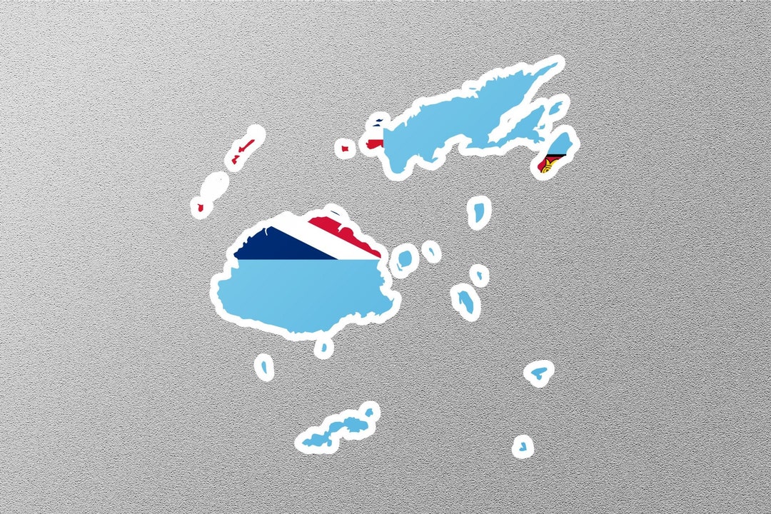 Flag of Fiji Sticker - Etsy
