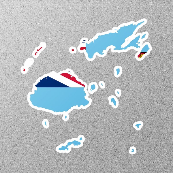 Fiji Sticker - Etsy