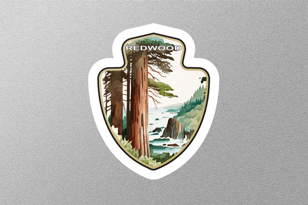 Redwood National Park Sticker - Etsy