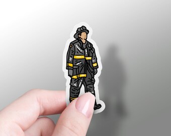 Firefighter Sticker, Gap, Set, Force, Firefighter Decal, Helmet Sticker ...