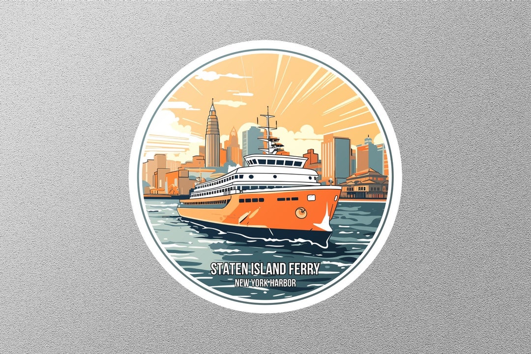 Staten Island Ferry Sticker - Etsy