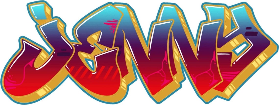 Custom Graffiti Name JPEG Art Digital Art Prints | Etsy