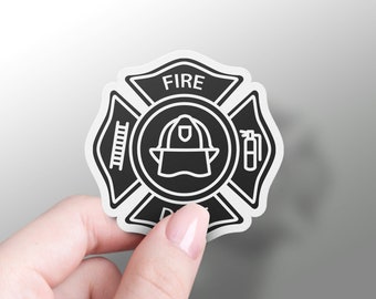 Fire Department Decal, Full Color Fire Department Support Decal, FD ...