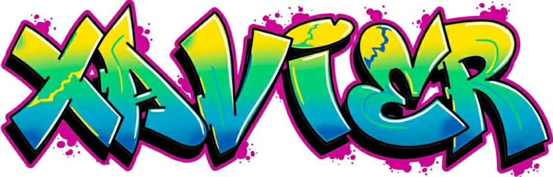 Xavier Graffiti Decal Sticker | Etsy