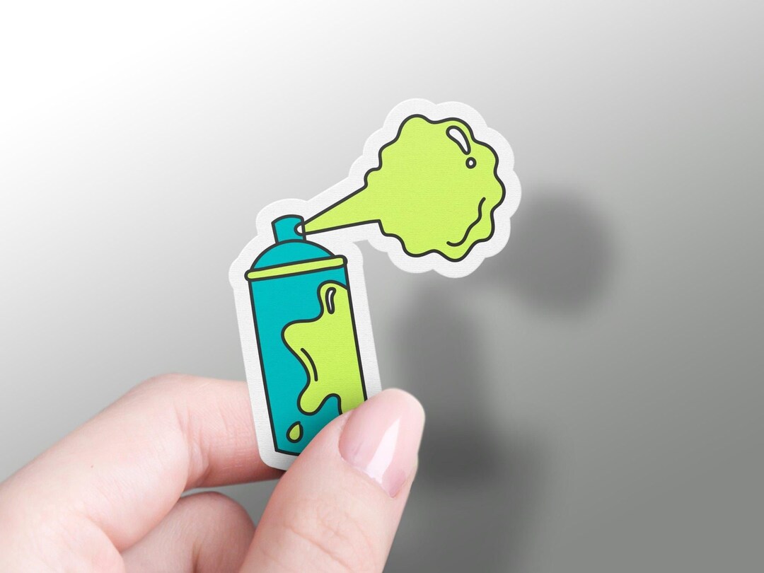 Spray Can Sticker - Etsy