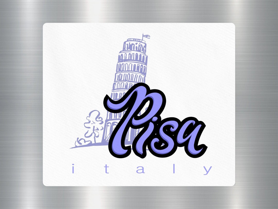Pisa Travel Sticker - Etsy