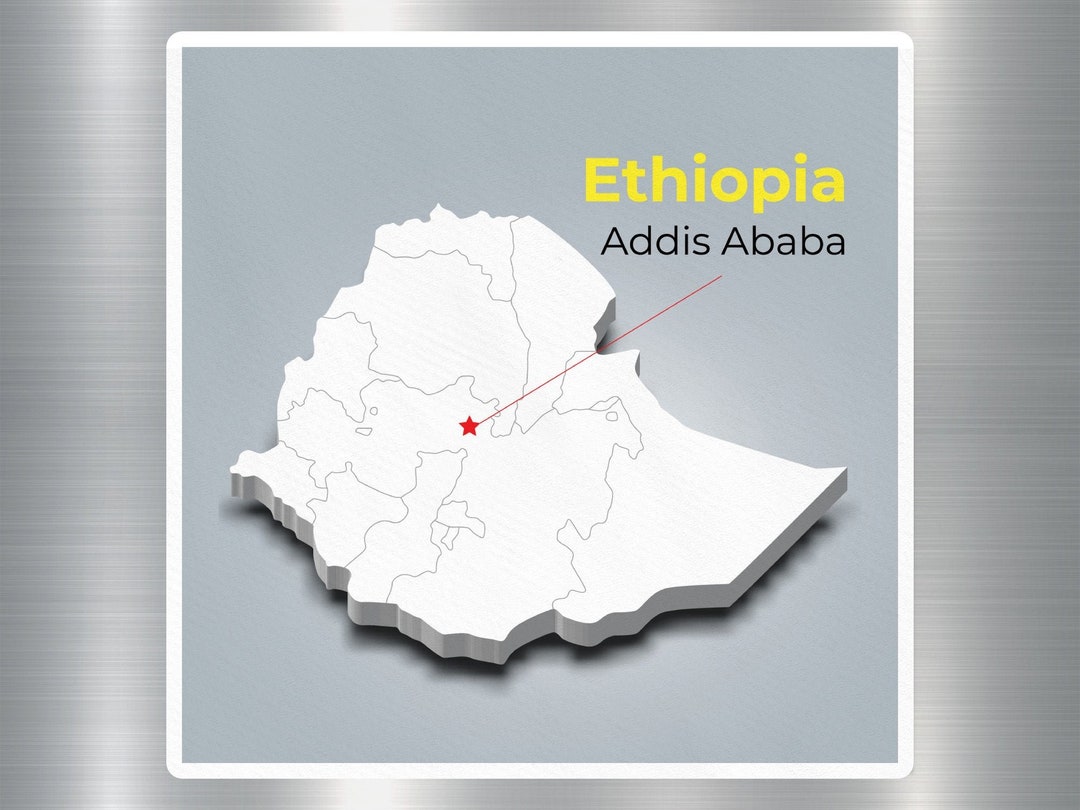 Ethiopia Addis Ababa Travel Sticker - Etsy