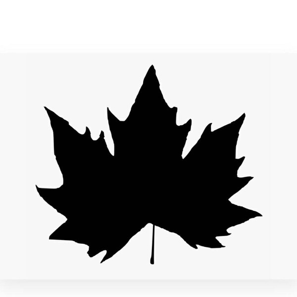 Maple Leaf Decal - Etsy