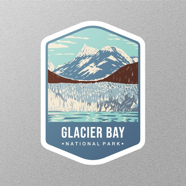 Glacier Bay National Park Sticker - Etsy