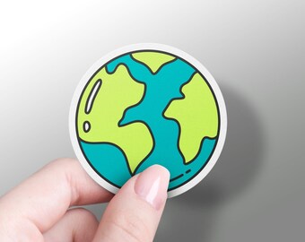 World Stickers, World Sticker, World Laptop Sticker, World Vinyl ...