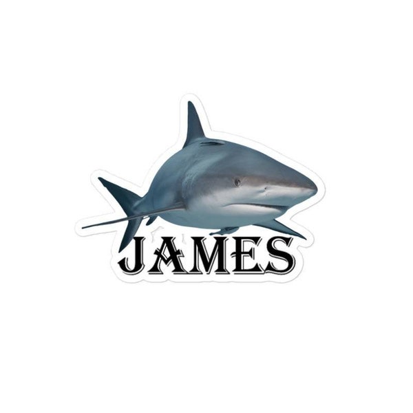 Custom Shark Stickers - Etsy