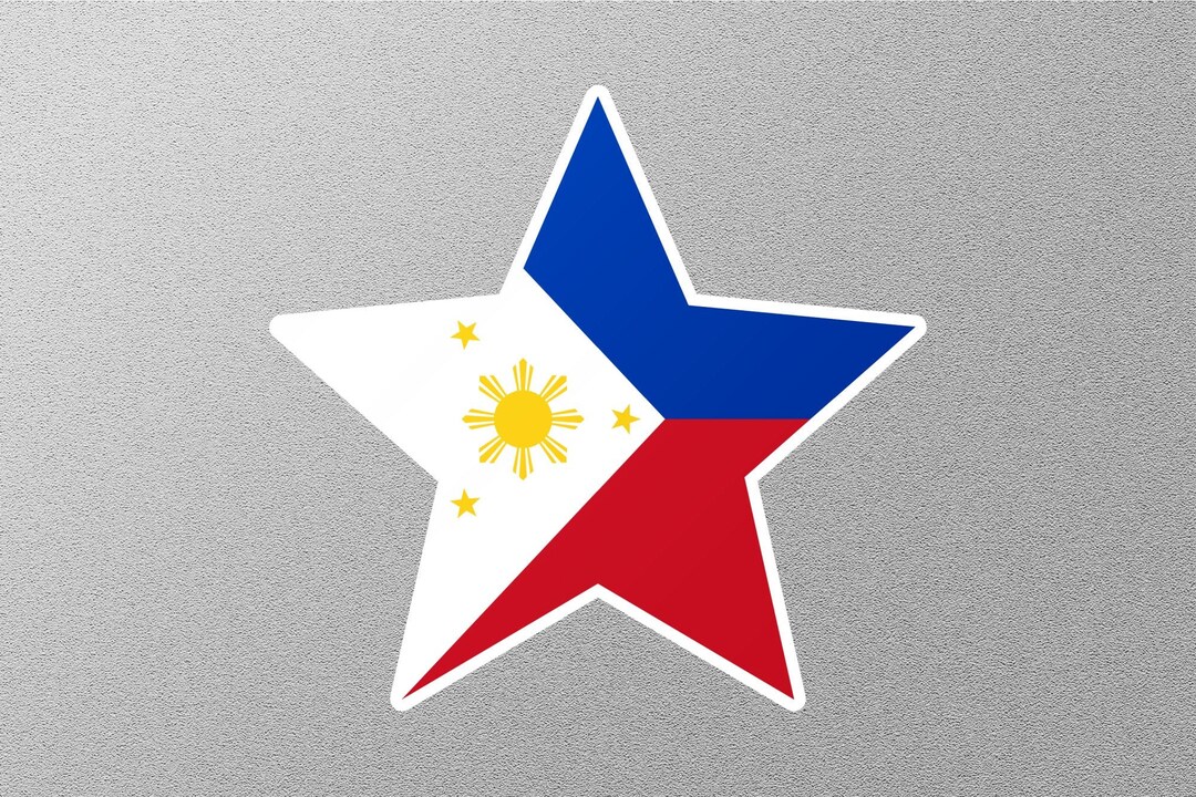 Philippines Star Flag Sticker - Etsy