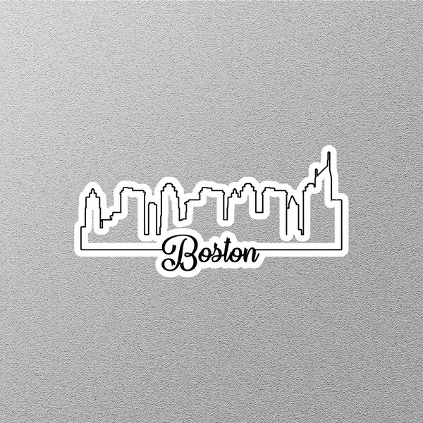 Boston Skyline - Etsy
