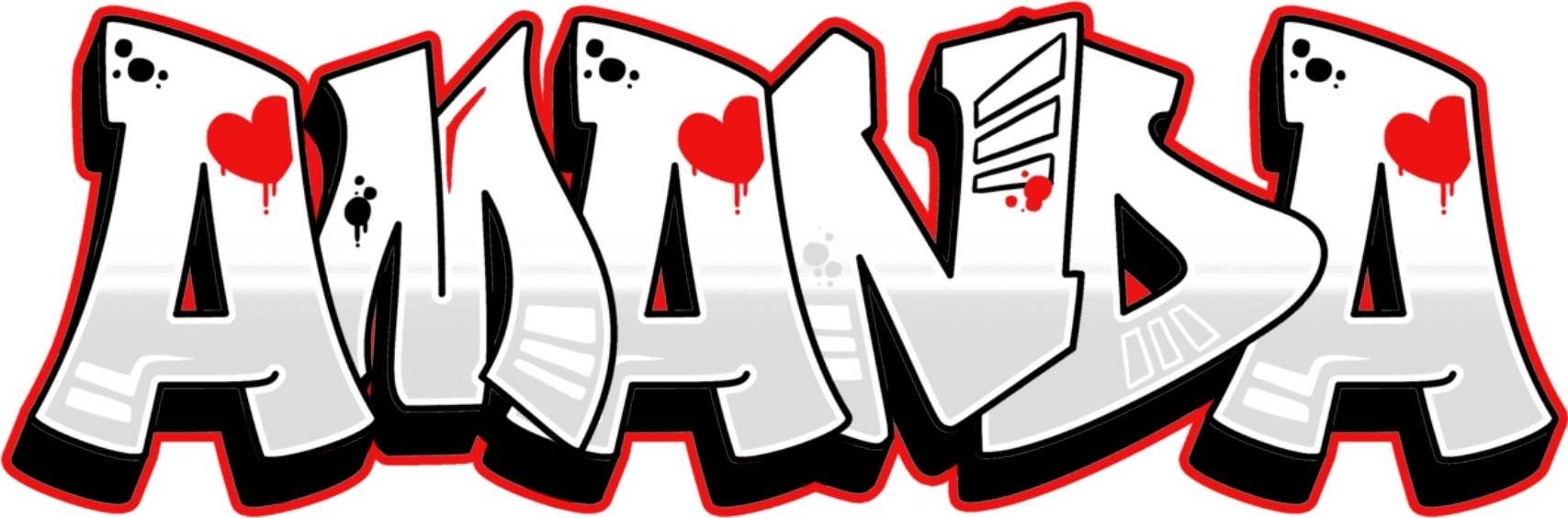 Amanda In Graffiti Letters