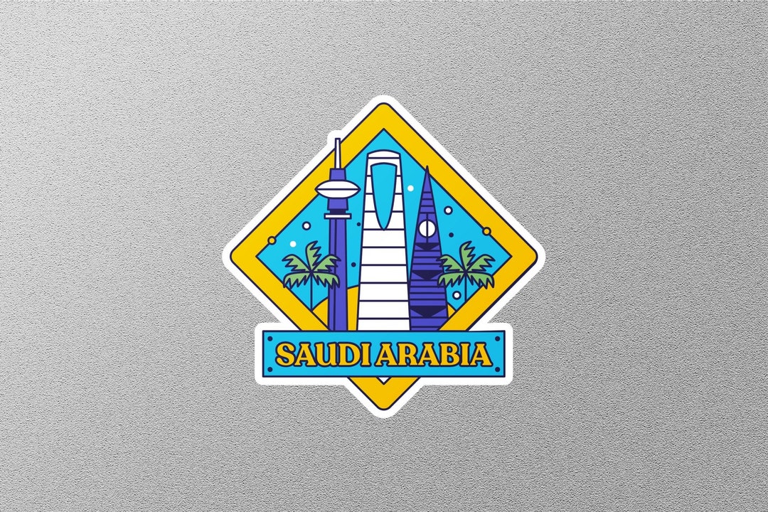 Saudi Arabia Travel Sticker - Etsy