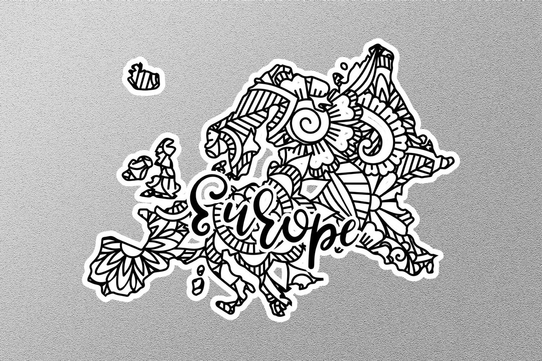 Europe Travel Sticker - Etsy