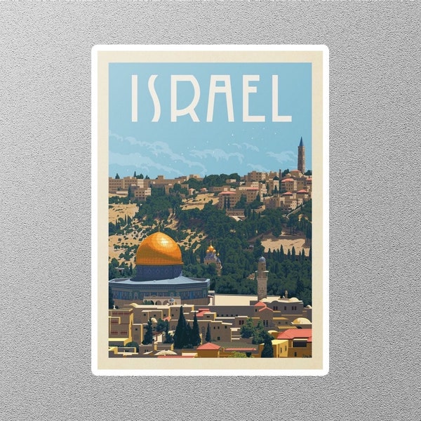 Israel Sticker - Etsy