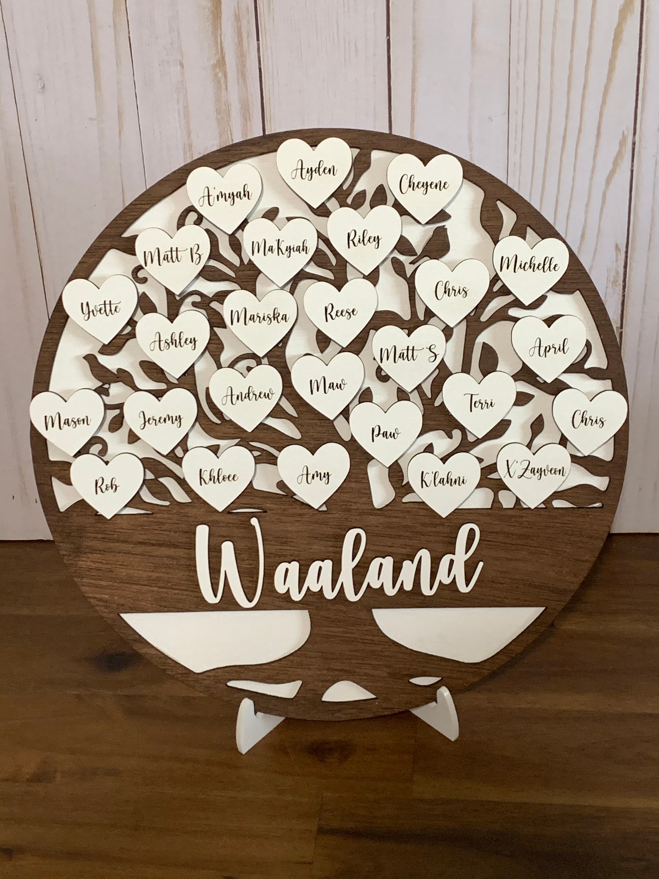 Family Tree Round | Etsy