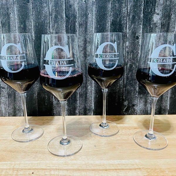 Personalized Wine Glasses (Just for you!) - Etsy