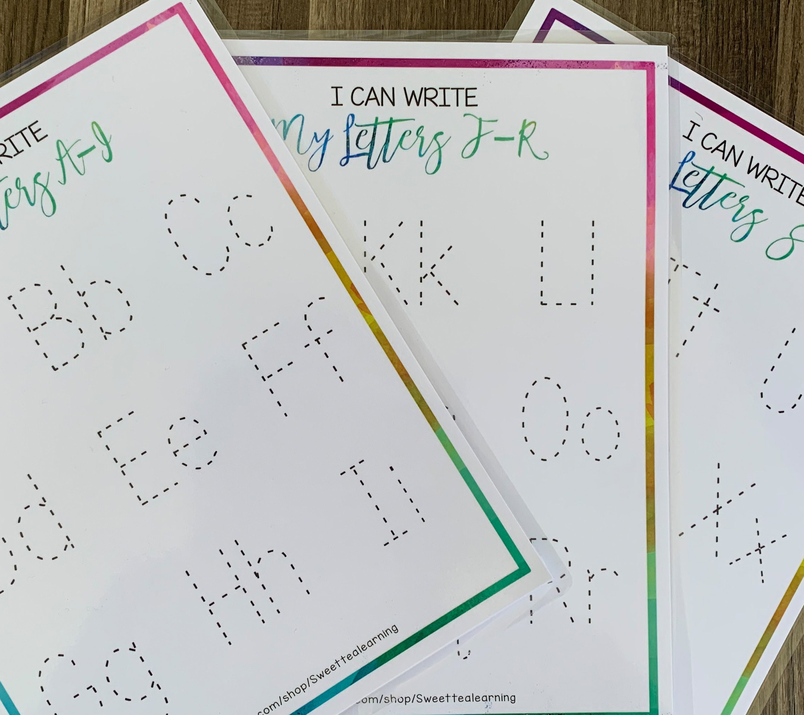 Handwriting Alphabet Tracing Sheet Preschool Letters - Etsy