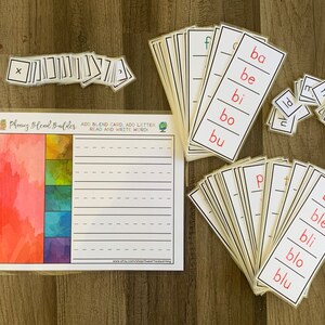 Phonics Blend Word Building Game - Early Reading Skills - Preschool ...